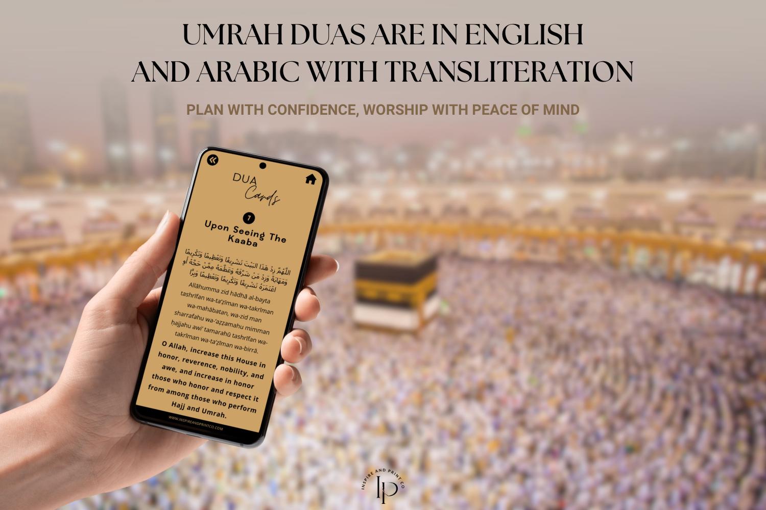 Umrah Complete Travel Guide, Dua Cards, Mobile Itinerary & Planner ...