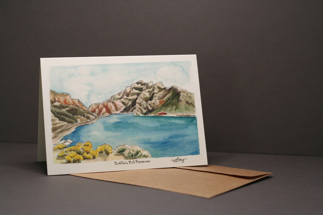 Buffalo Bill Reservoir Greeting Cards - Etsy