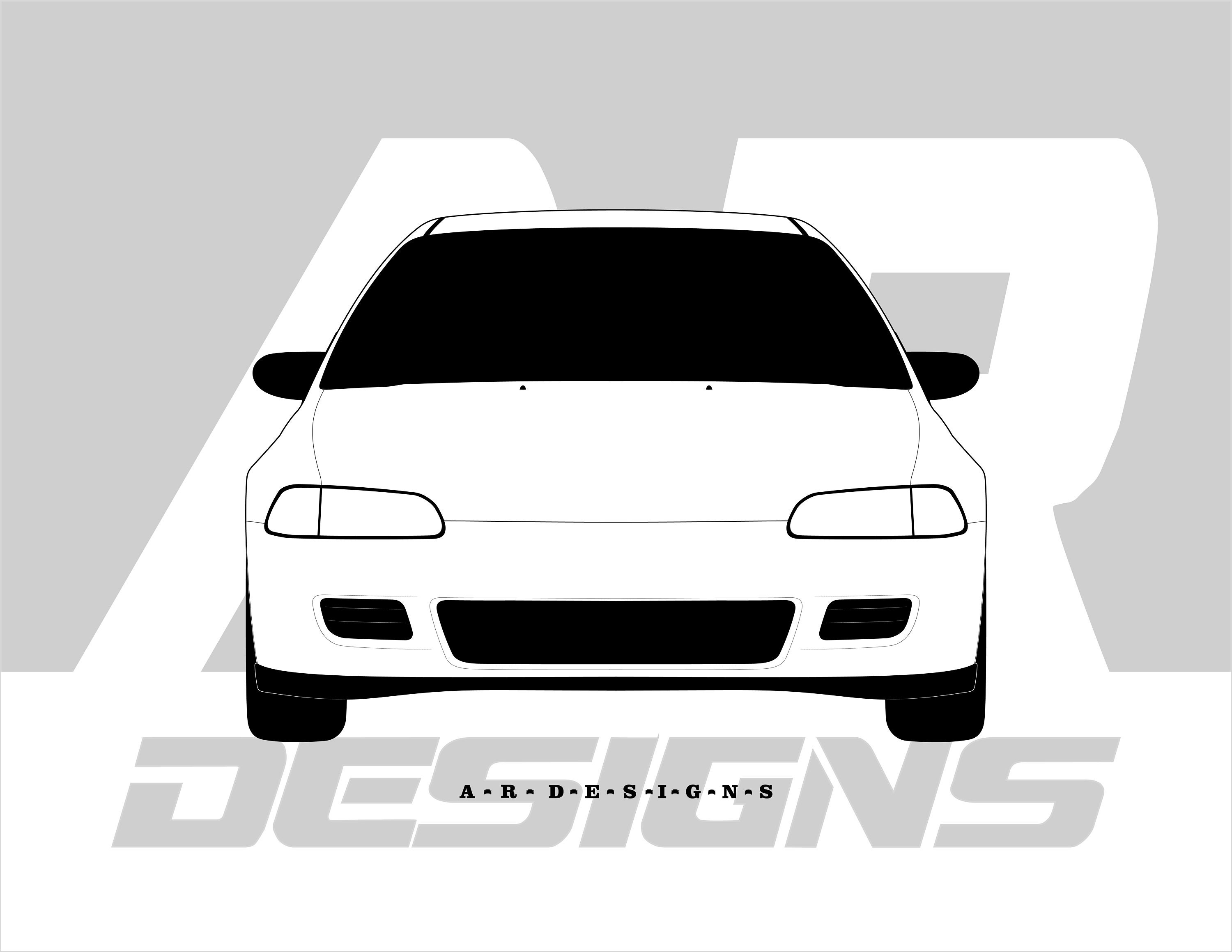 Honda Civic EG6 Front View, PNG, SVG, JPG - Etsy