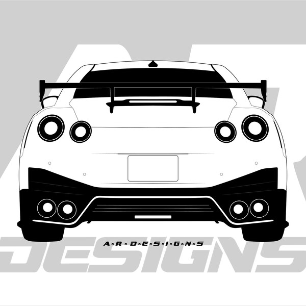 Nissan Gtr Svg - Etsy