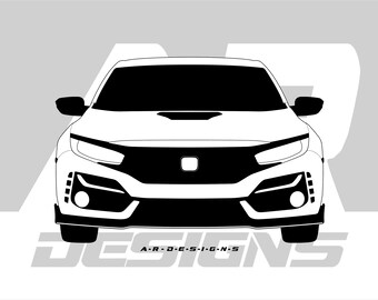 Honda Civic Type R Svg - Etsy
