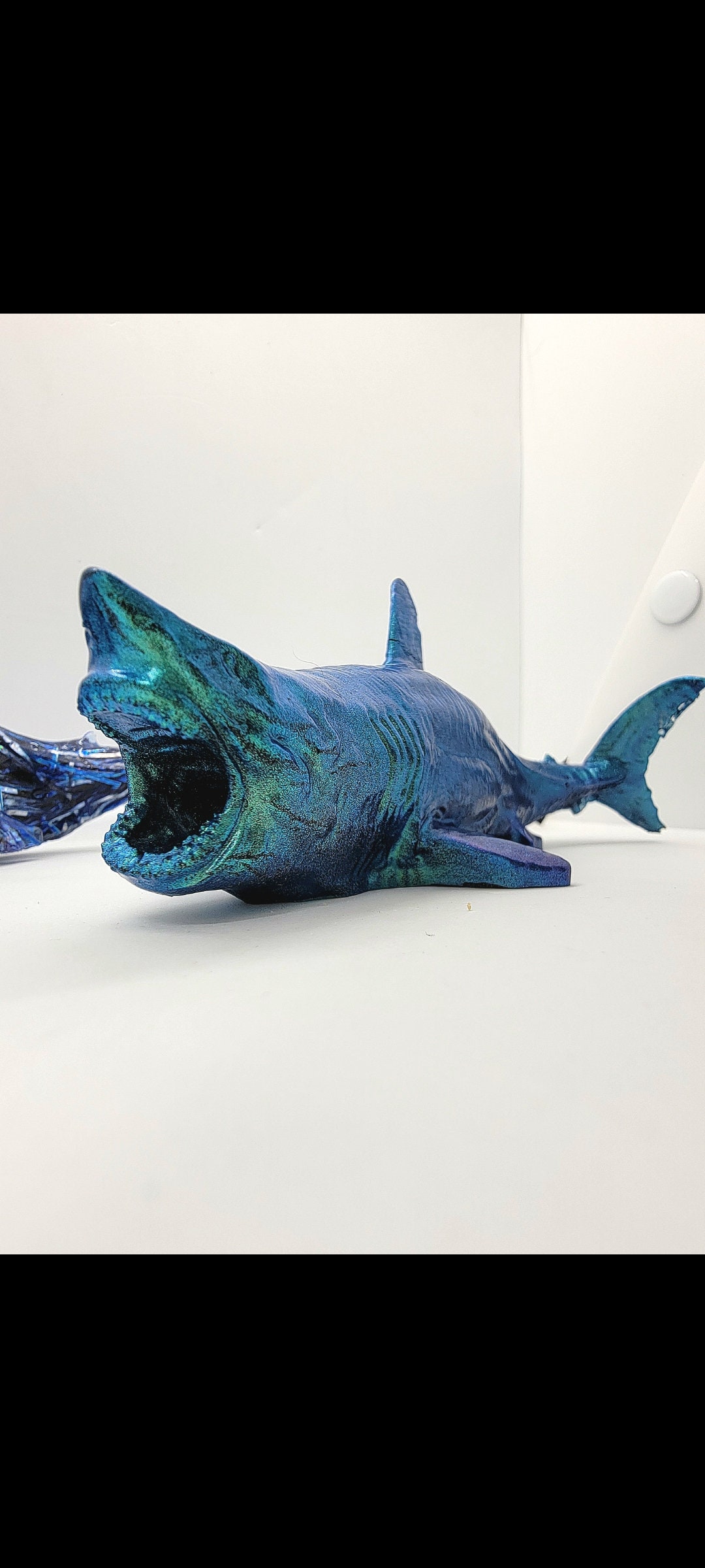 Epoxy Resin Solid Alligator, Shark Statue/figure - Etsy