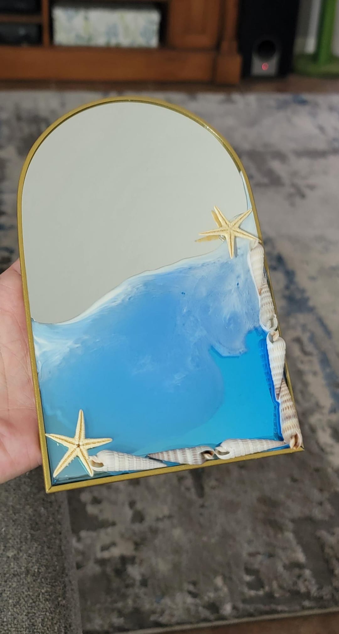 Epoxy Resin Beach Decor Set: Seashells, Anchors, Glitter Accents - Etsy