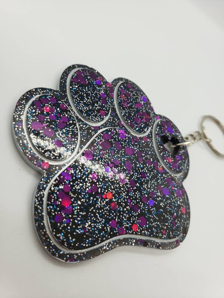 Paw Print Keychains, Puppy Paw, Dogs, Big Cats, Pets - Etsy