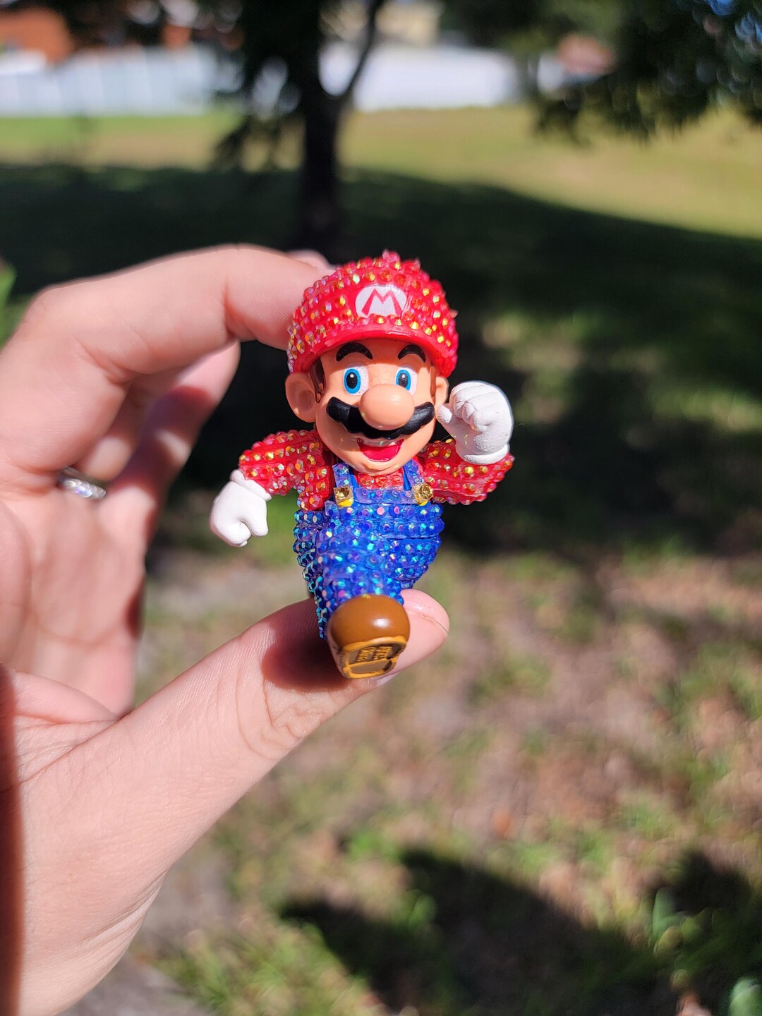 Rhinestone Super Mario Characters, Princess Peach Cat, Lemmy, Waluigi ...