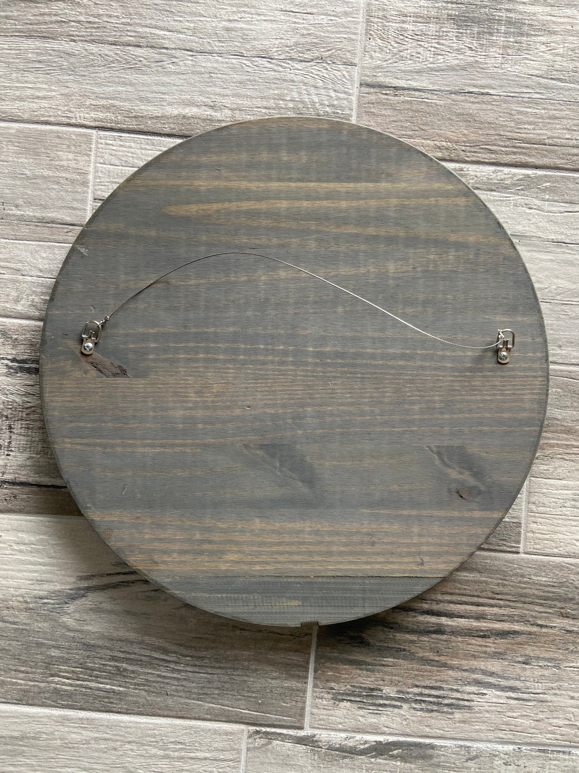 Custom Round Wood Name Sign - Etsy