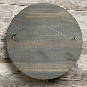 Custom Round Wood Name Sign - Etsy