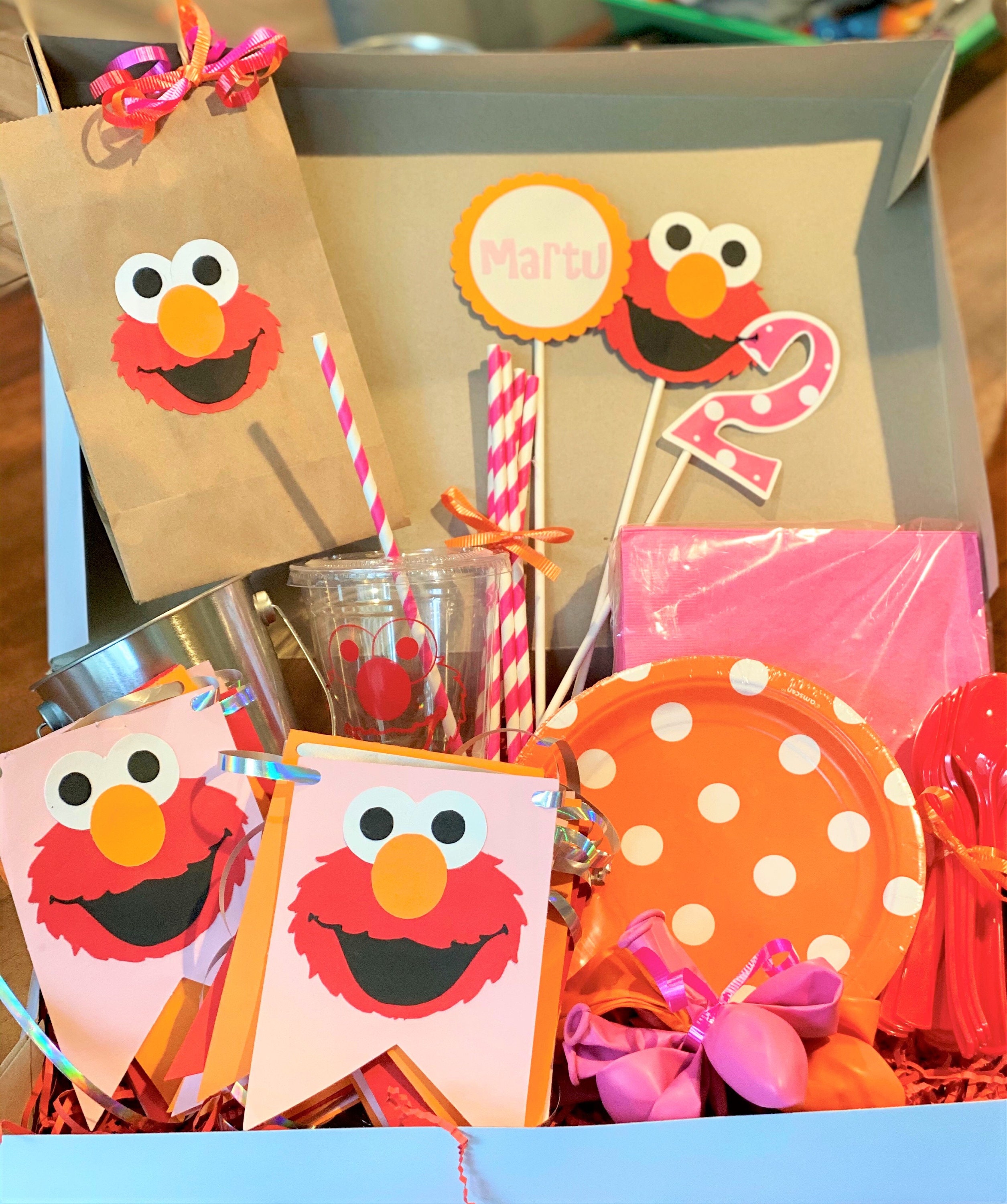 Elmo Birthday Box | Etsy