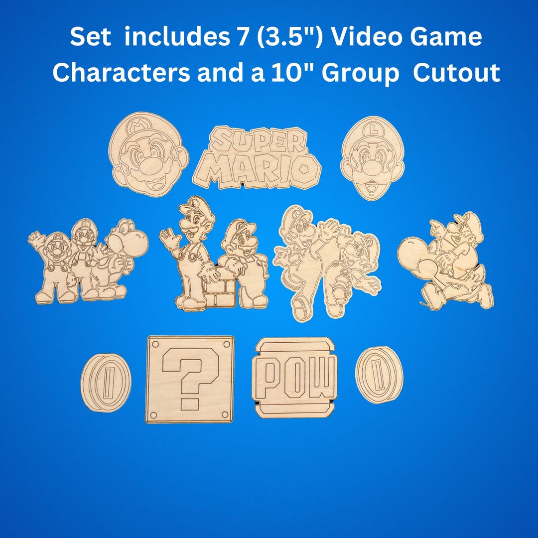 DIY Paint Kit - Video Game Characters - Etsy