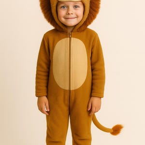Kid's Lion Costume Pattern Ages 3-10 Full Accessories Pattern and ...