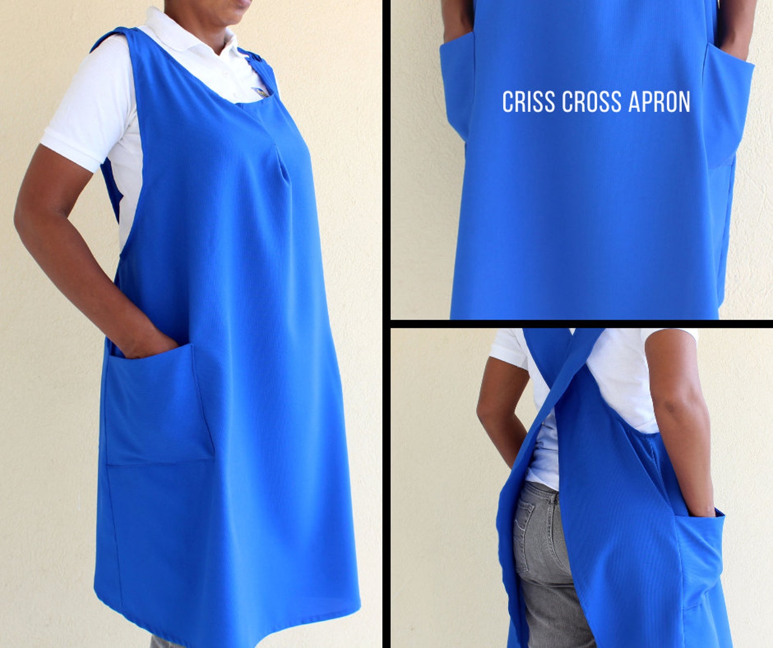 Criss Cross Apron Sewing Pattern PDF | S-M-L | Easy Sewing Pattern ...