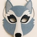 Wolf Felt Mask Sewing Pattern for Kids: Cosplay Costume (PDF Download ...