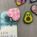 Bookclub Gift, Custom Made Corner Bookmark, Punch Needle Heart Corner ...
