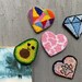 Custom Made Corner Bookmark, Punch Needle Avocado Corner Bookmark ...