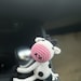 Cute Amigurumi Monkey Steering Wheel Accessory, Crochet Cow Gear Shift ...