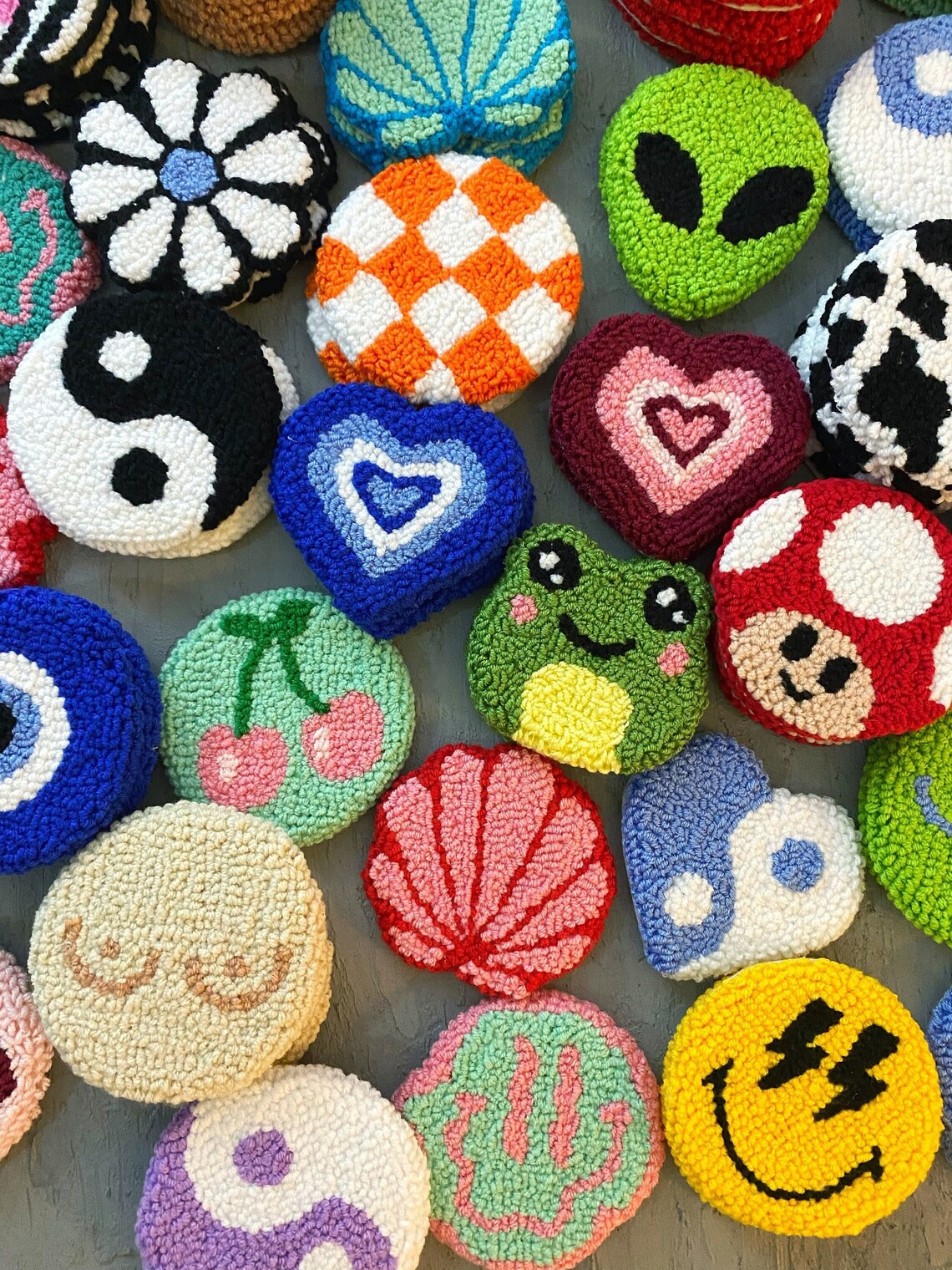 Set of 2 Car Coasterscute Car Accessoriescustomisable Car - Etsy