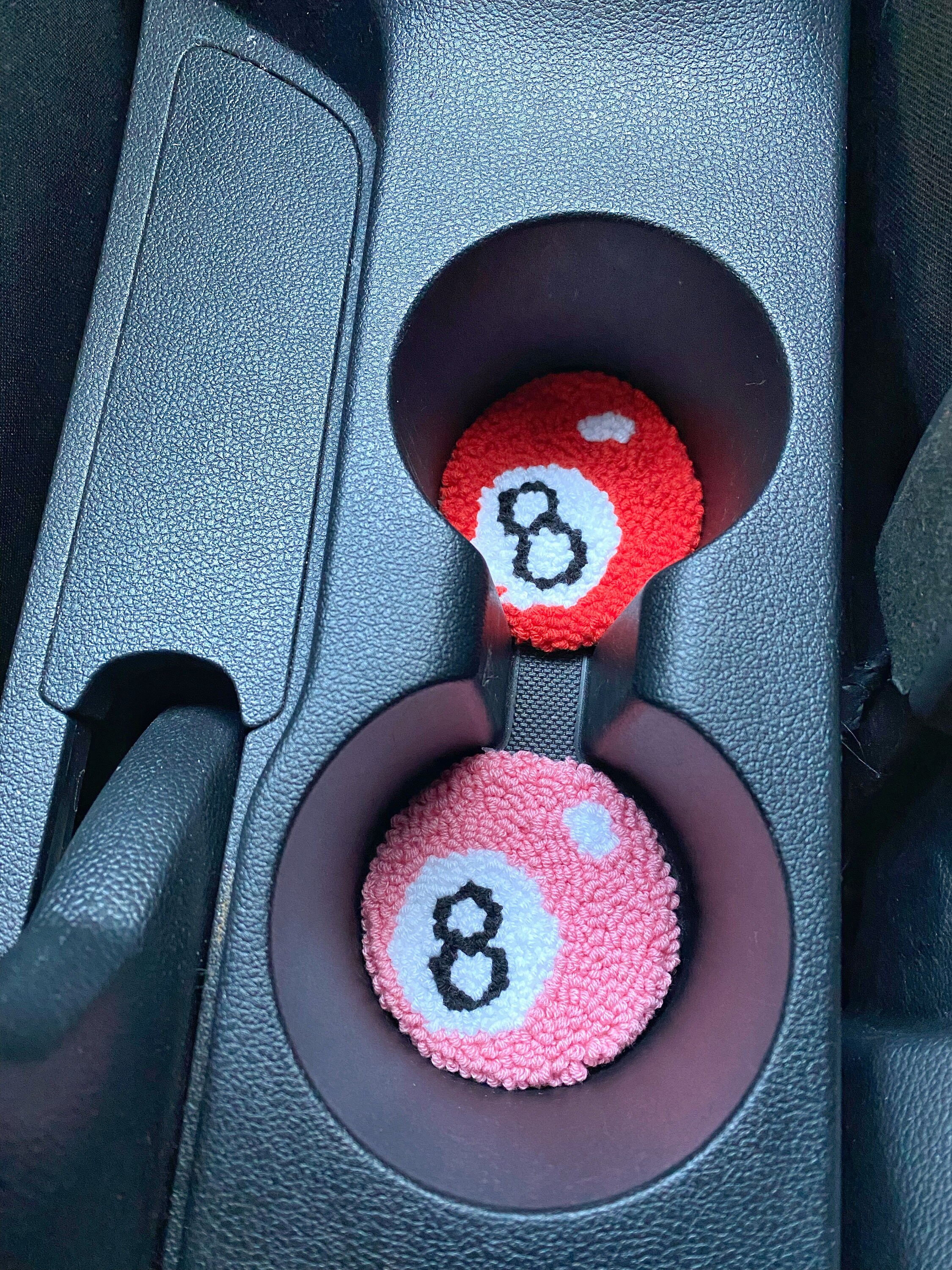 Set of 2 Car Coasters,cute Car Accessories,customisable Car Decor,new ...