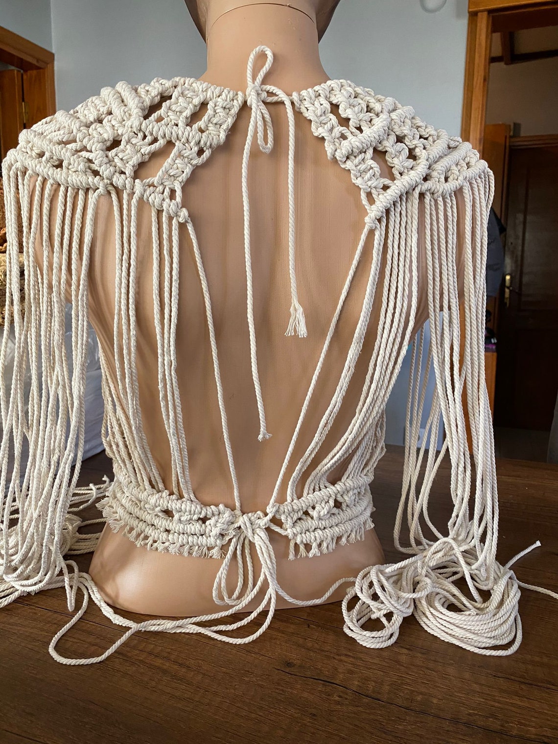 Robe Boho Macrame Vêtements de festival faits à la main | Etsy