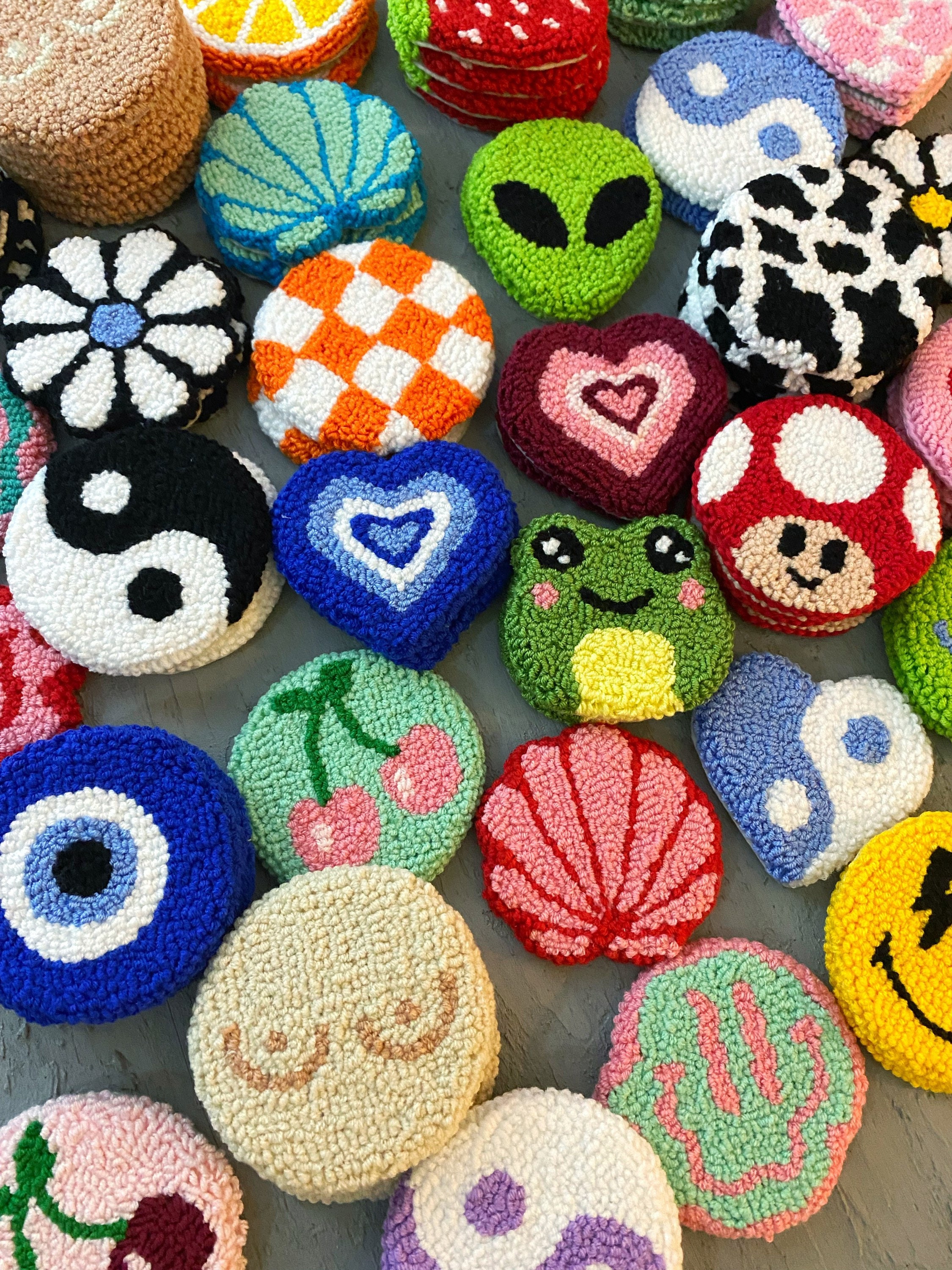 Set of 2 Car Coasterscute Car Accessoriescustomizable Car - Etsy