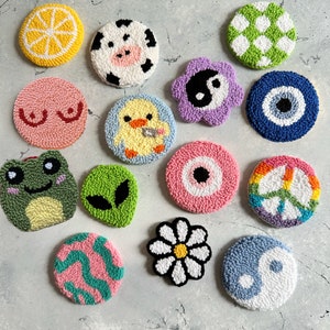 Set of 2 Car Coasters,cute Car Accessories,customisable Car Decor,new ...