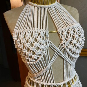 Boho Macrame Dress,handmade Festival Clothing,elegant Cocktail Costume ...