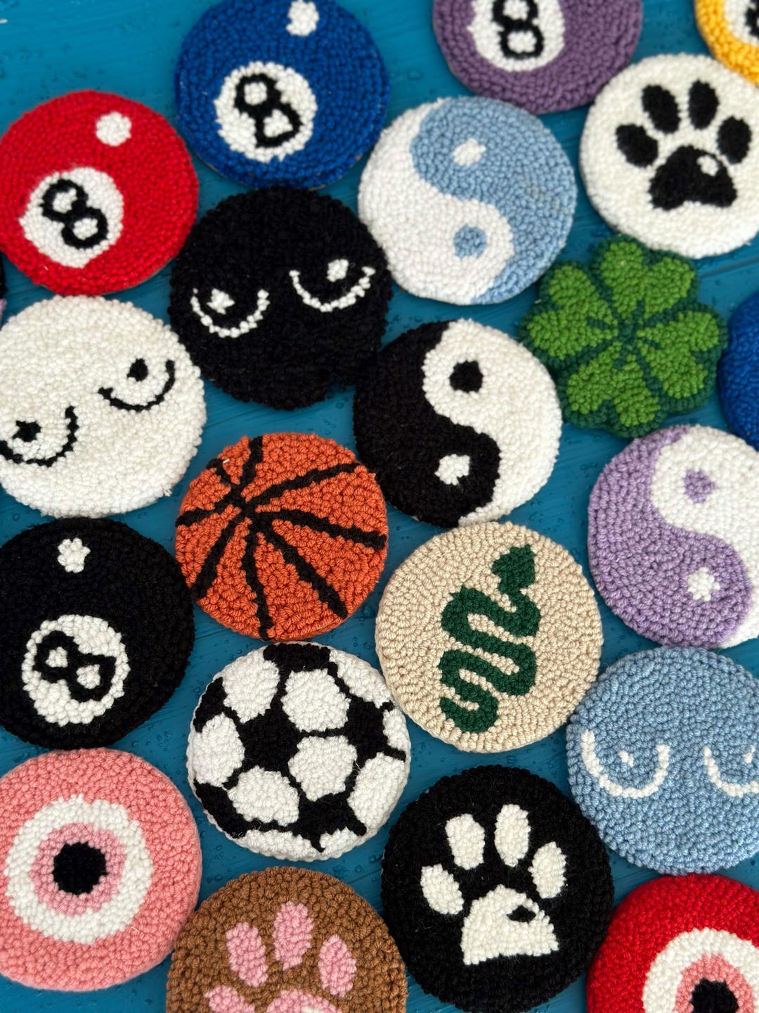 Set of 2 Car Coasters,cute Car Accessories,customisable Car Decor,new ...