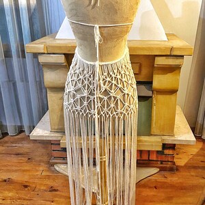 Boho Macrame Dress,handmade Festival Clothing,elegant Cocktail Costume ...