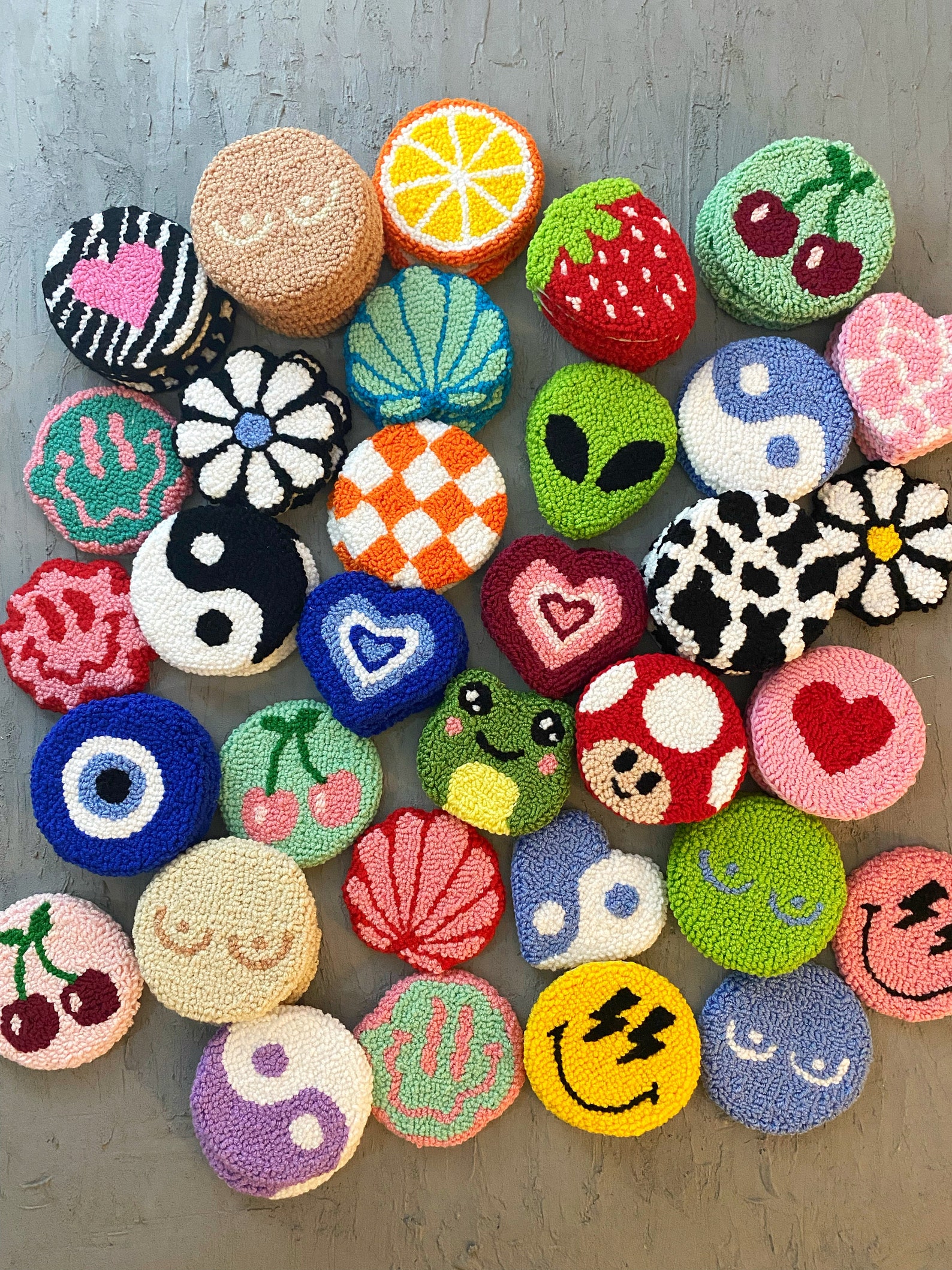 Set of 2 Car Coasterscute Car Accessoriescustomisable Car - Etsy