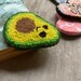 Bookclub Gift, Custom Made Corner Bookmark, Punch Needle Heart Corner ...