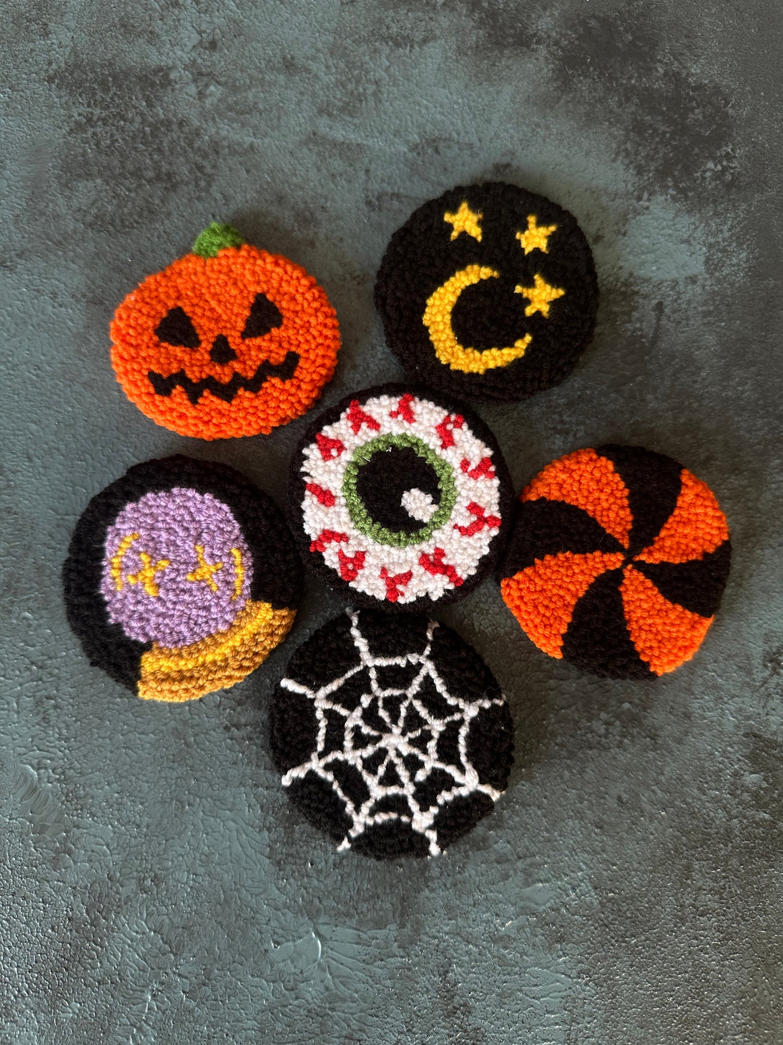 READY TO Ship-spooky Car Coasters Set of 2,cute Halloween Car ...