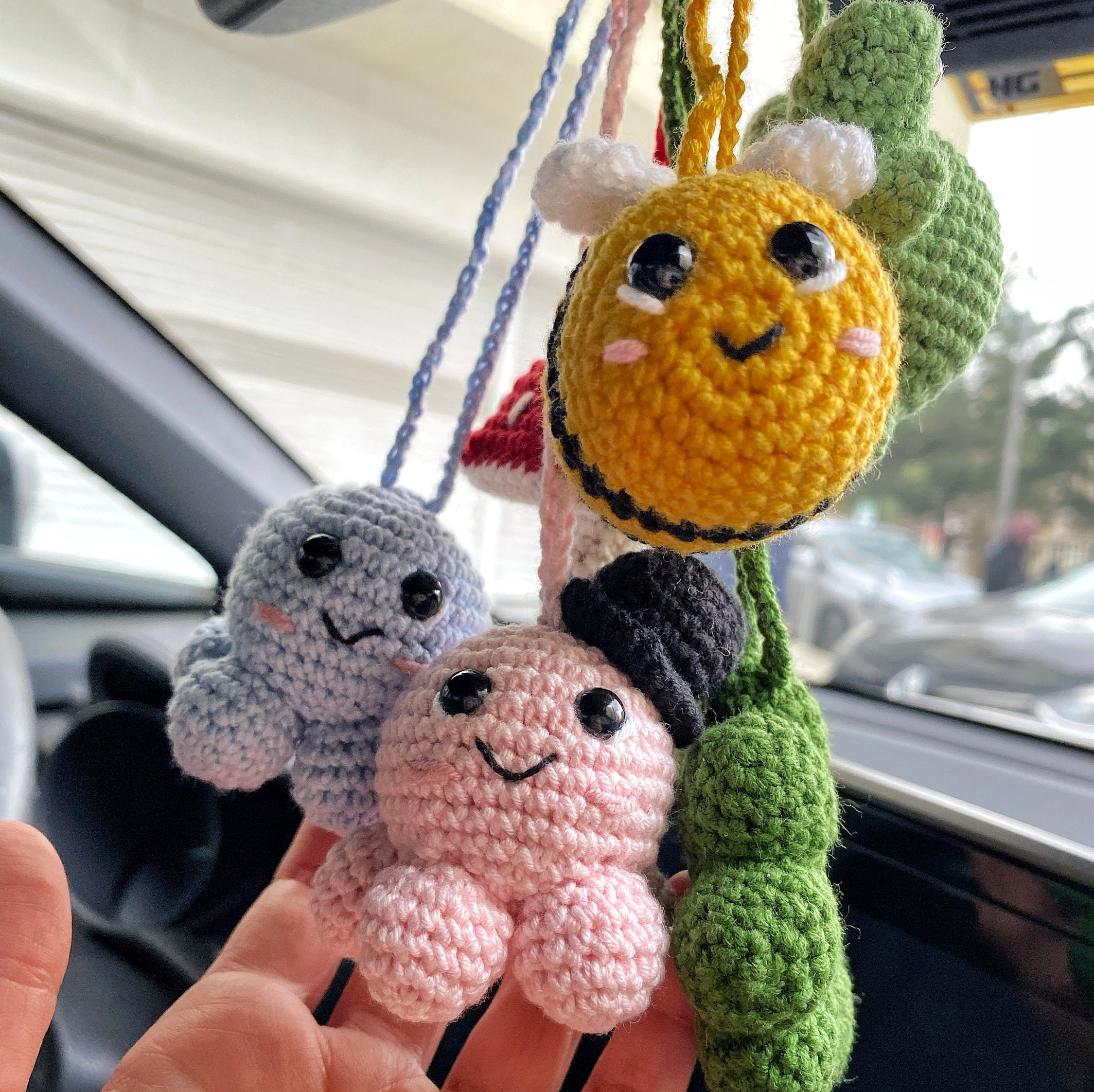 Handmade Crochet Cute Amigurumi Pet Toys, Crochet Cat Toy,pet Stress ...