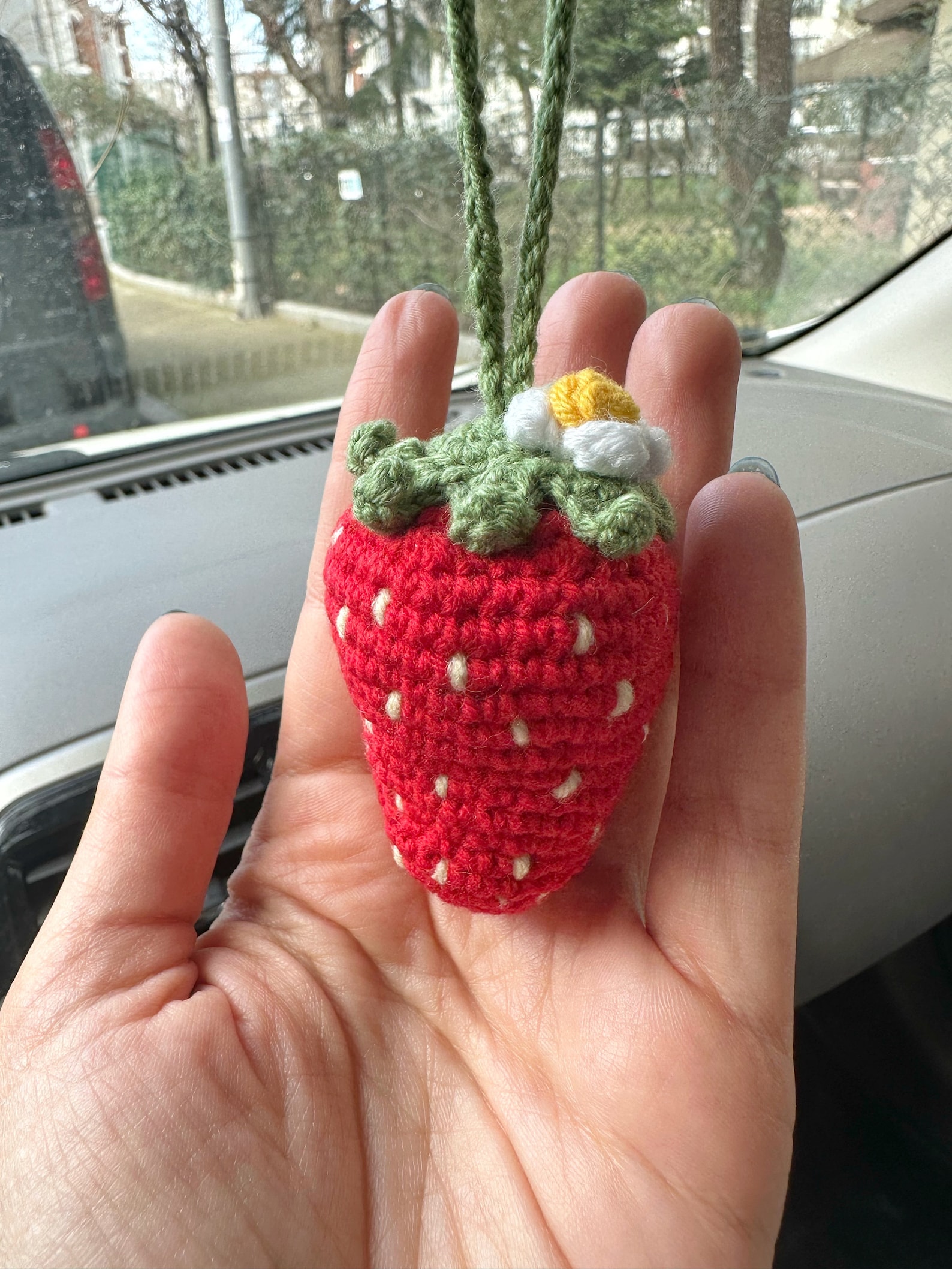 Strawberry Car Coasters,cute Car Accessories,custom Car Decor,new Car ...