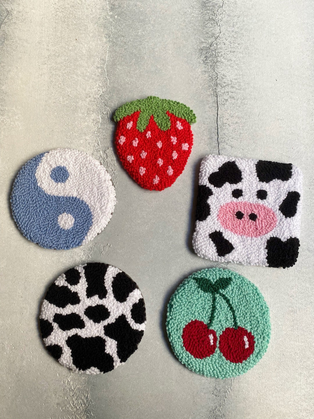 Coffee Table Coaster Set,cute Unique Gift Stocking Stuffer,custom ...