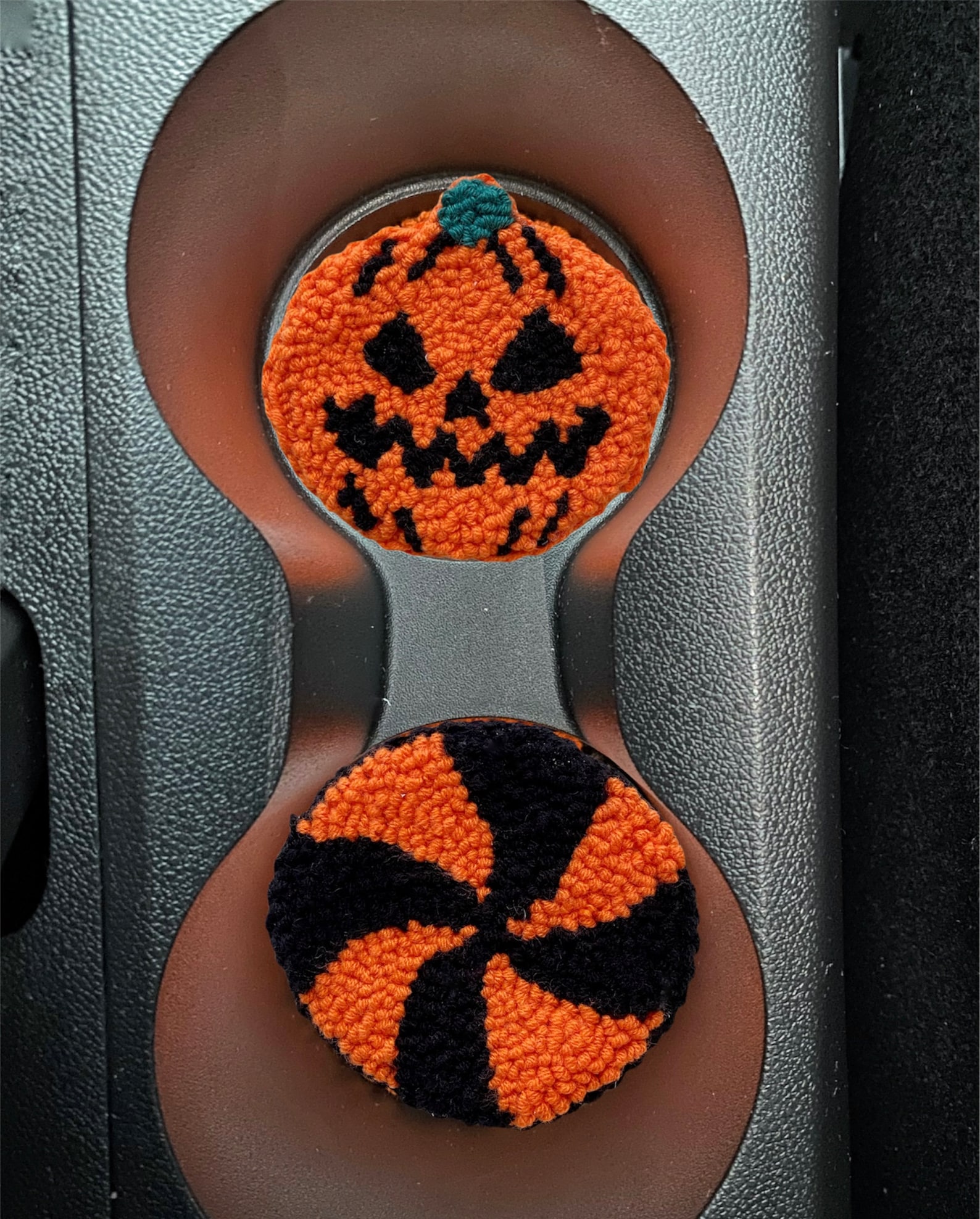 READY TO Ship-spooky Car Coasters Set of 2,cute Halloween Car ...