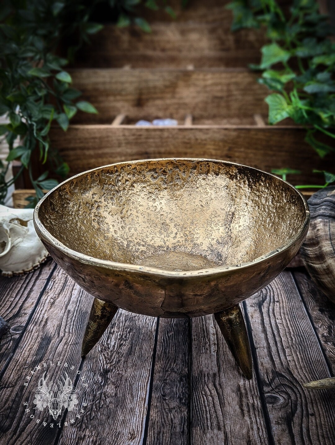 Golden Cauldron Magical Altar Tools for Traditional Witches and Folk ...