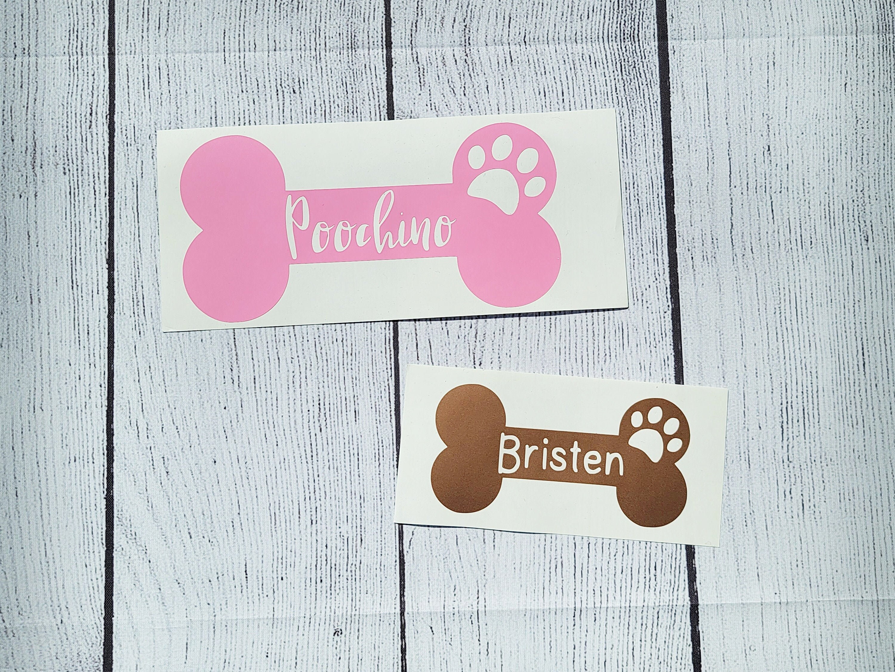 Dog Bone Decal Personalized Decal - Etsy UK