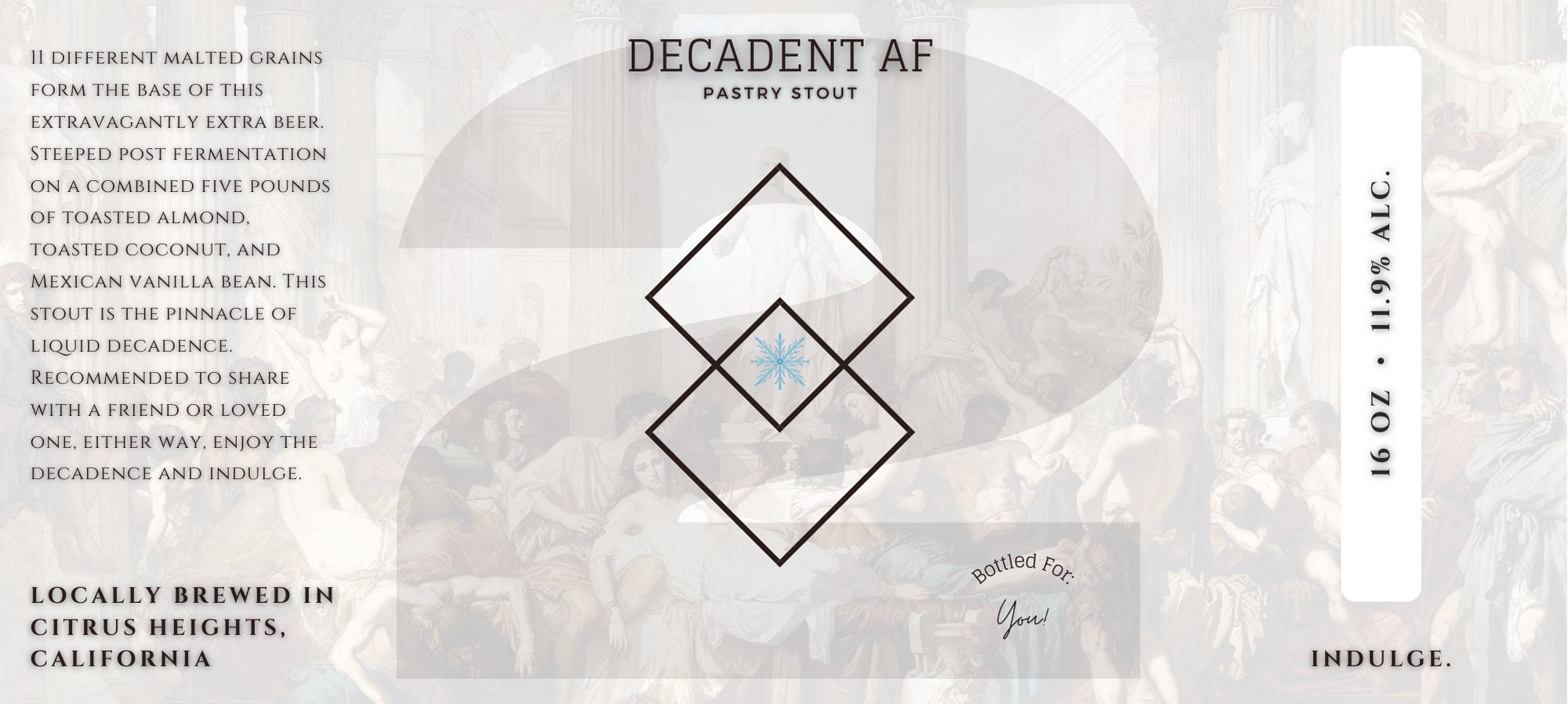 Homebrew Custom Wine Label Textured 7x3 Stickers - Etsy UK