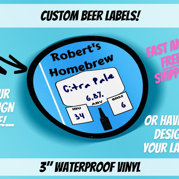 Custom Beer Label - Etsy