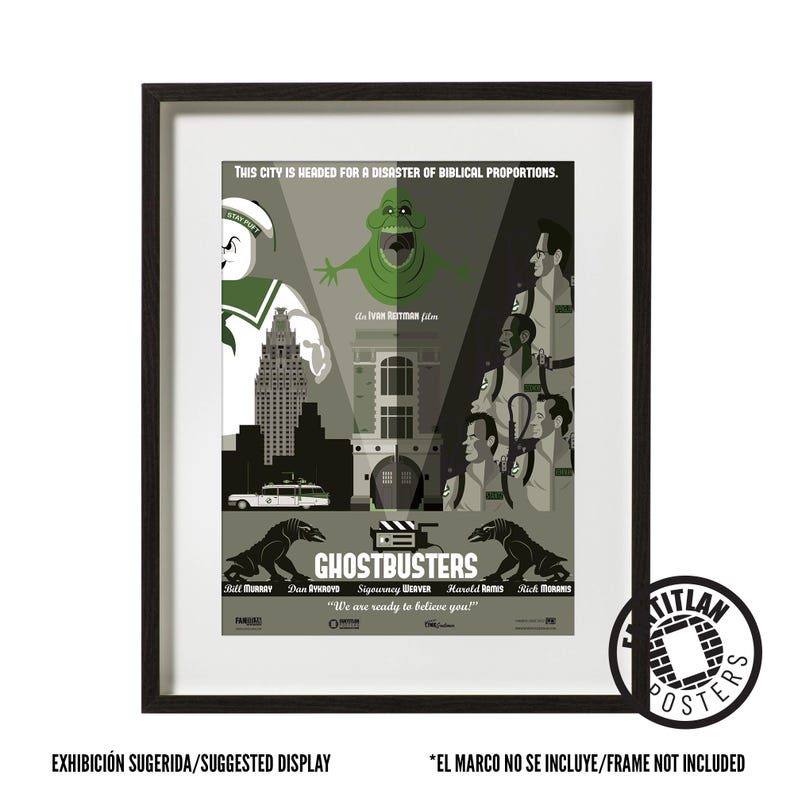 Ghostbusters Commemorative Poster - Etsy