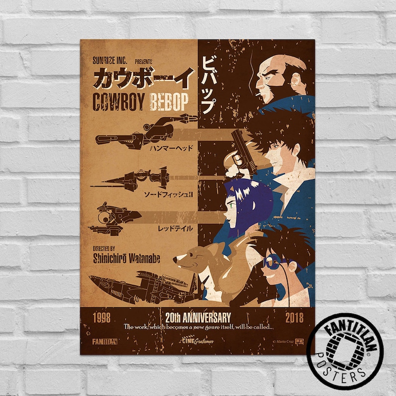 Cowboy Bebop Commemorative Poster - Etsy