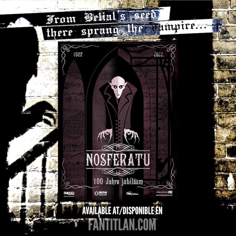 Nosferatu 100th Anniversary Poster - Etsy
