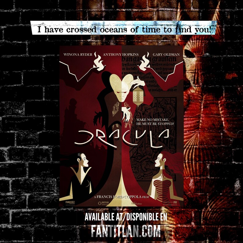 1992 DRACULA COMMEMORATIVE POSTER - Etsy