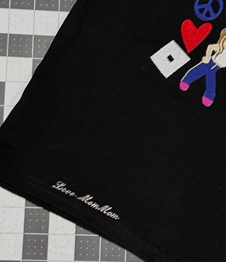 Embroidered Roblox T-shirt: Peace, Love, Gaming Avatar Girl Gift - Etsy