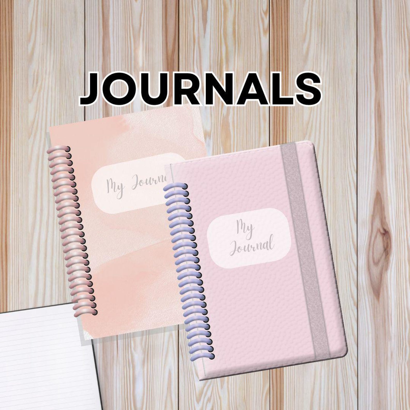Digital Ring Binders and Spine Set - Etsy