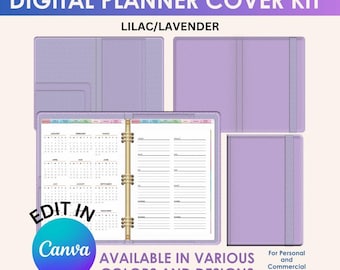 Digital Planner Cover Kit - Etsy