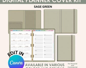 Digital Planner Cover Kit - Etsy