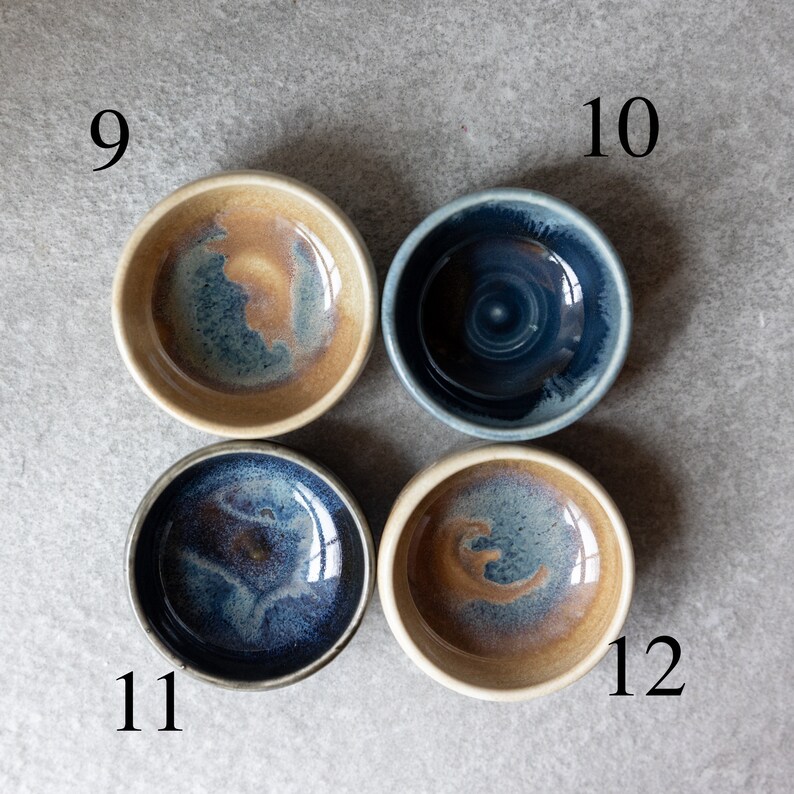 Ring Dish // Extra Small Condiment Bowls // Handmade Tiny - Etsy