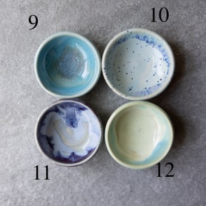Ring Dish // Extra Small Condiment Bowls // Handmade Tiny - Etsy