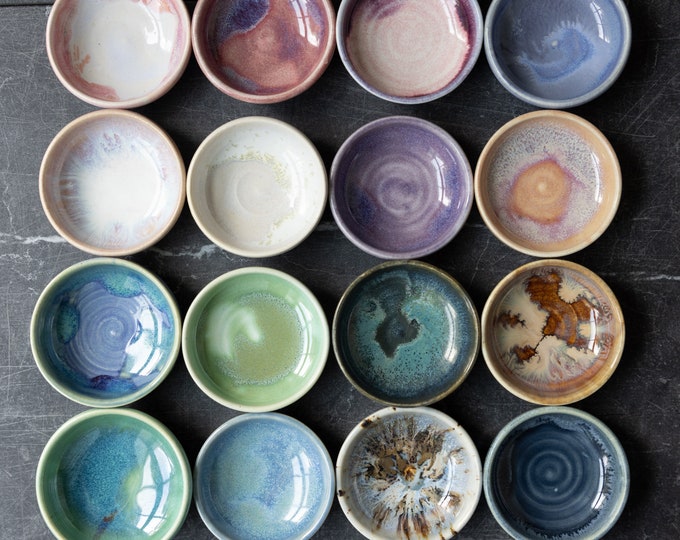 Ring Dishes // Handmade Tiny Dishes // Condiment Dishes - Etsy