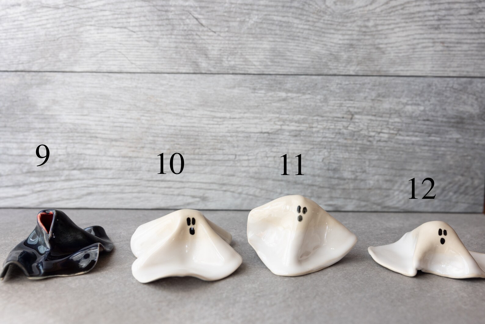 Ceramic Ghost // Unique Halloween Decor // Hand-sculpted - Etsy